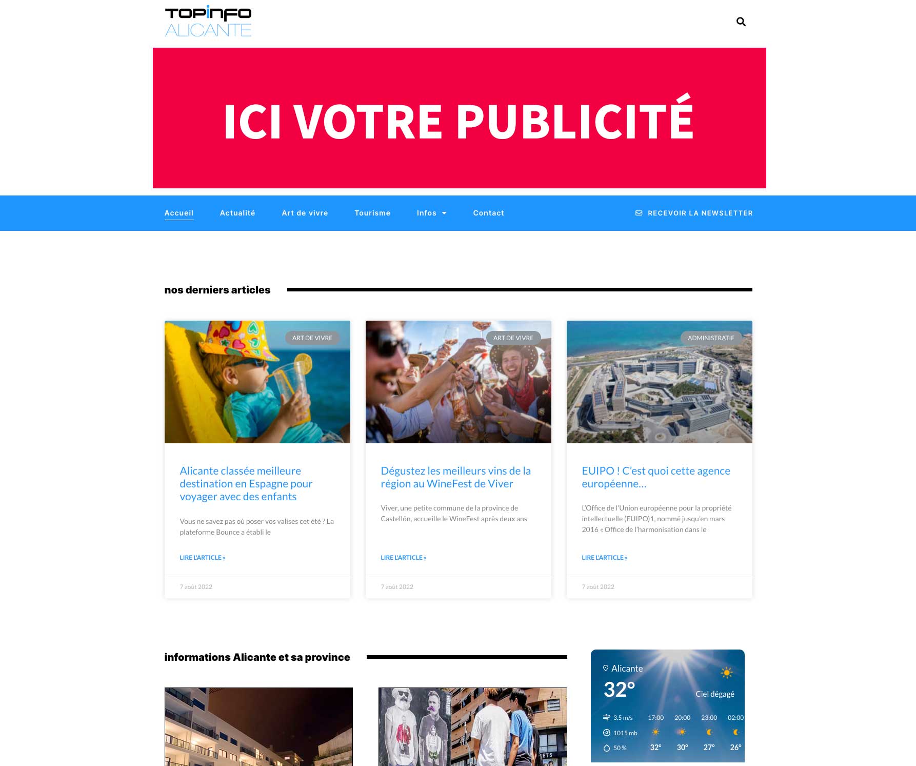 Publicité - Top Info Alicante
