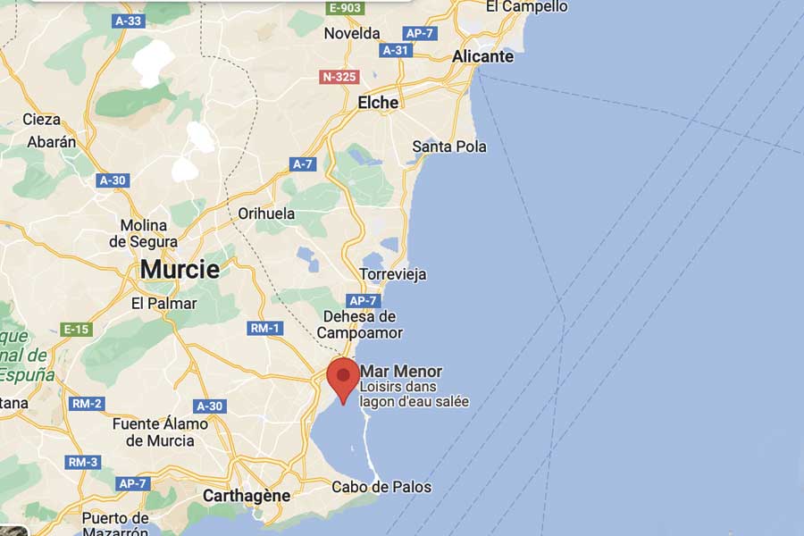 À découvrir, la Mar Menor, non loin d'Alicante